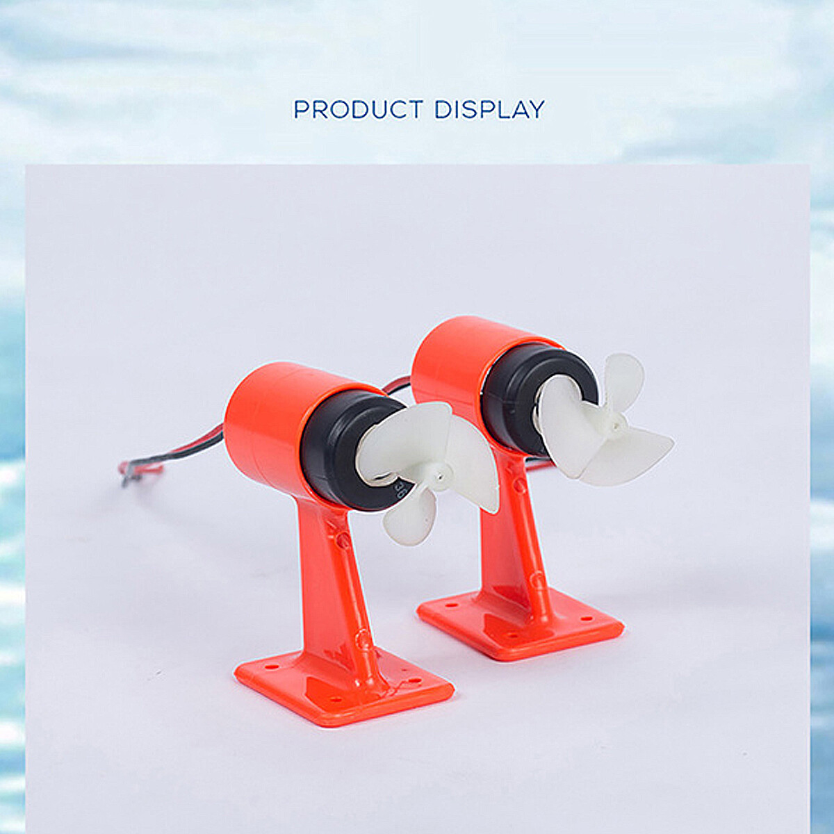 Generic 12-24V DIY Ship Model Underwater Propeller Motor For RC Boat ...