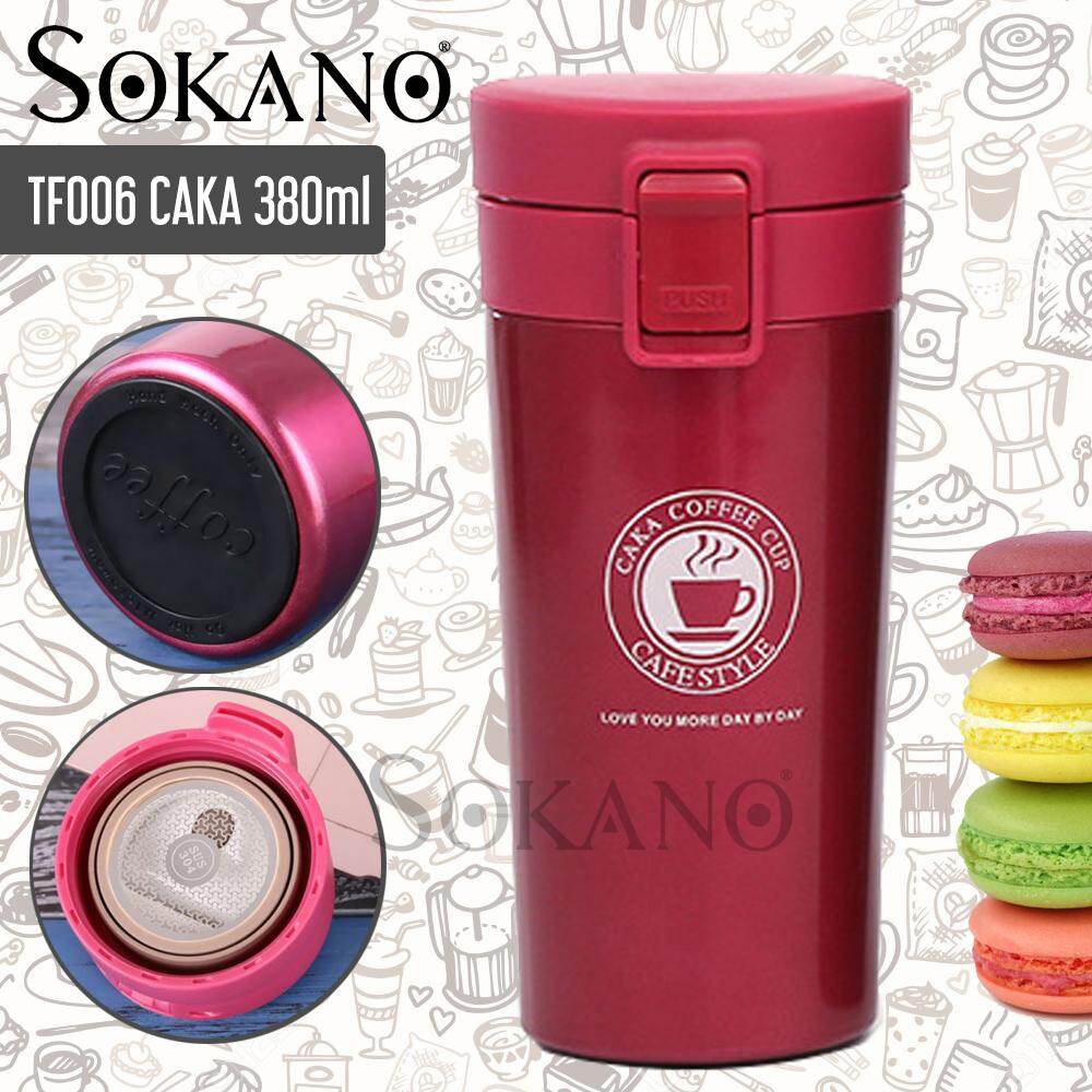 (RAYA 2019) SOKANO TF006 CAKA 380ml Stainless Steel Double Wall Vacuum ...