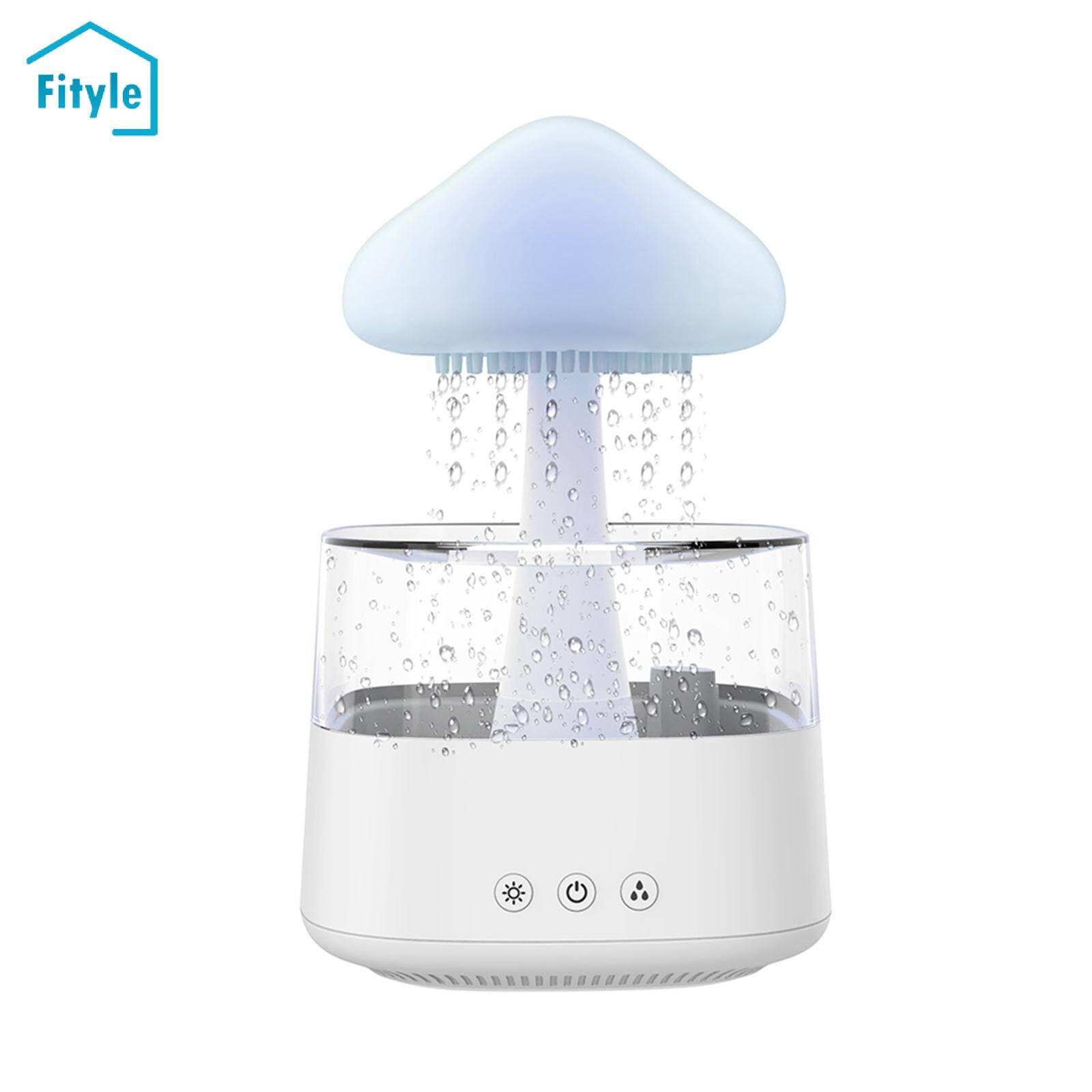 Fityle Dripping Water Humidifier Ambient Night Light 450ml for Bedroom ...