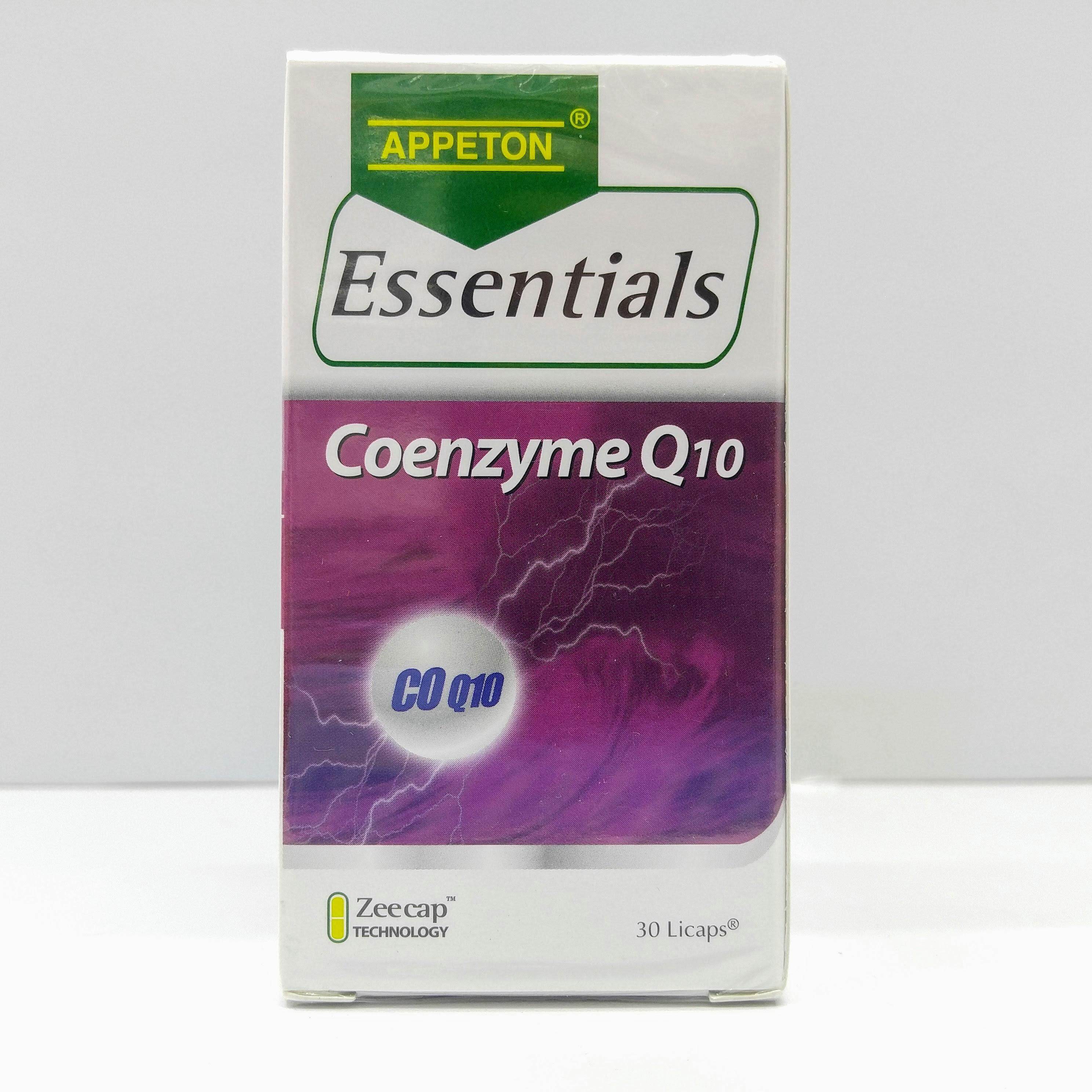 Appeton Essentials Coenzyme Q10 Licaps 30's exp19.11