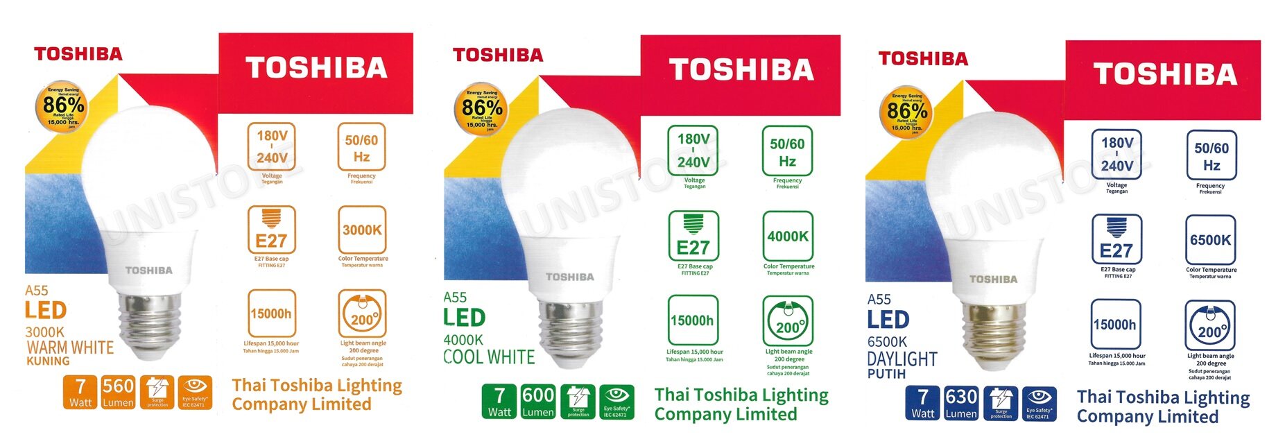 Toshiba Led Lighting Thailand | Shelly Lighting