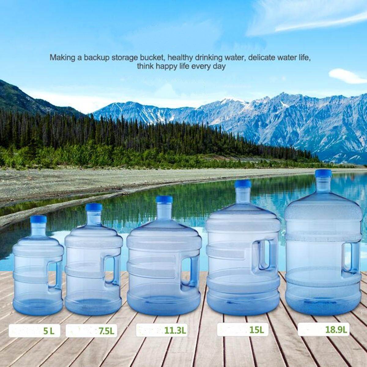 Generic Plastic Drink Water Jug Bottle 5 Gallon 4 Gallon 3 Gallon 2 ...