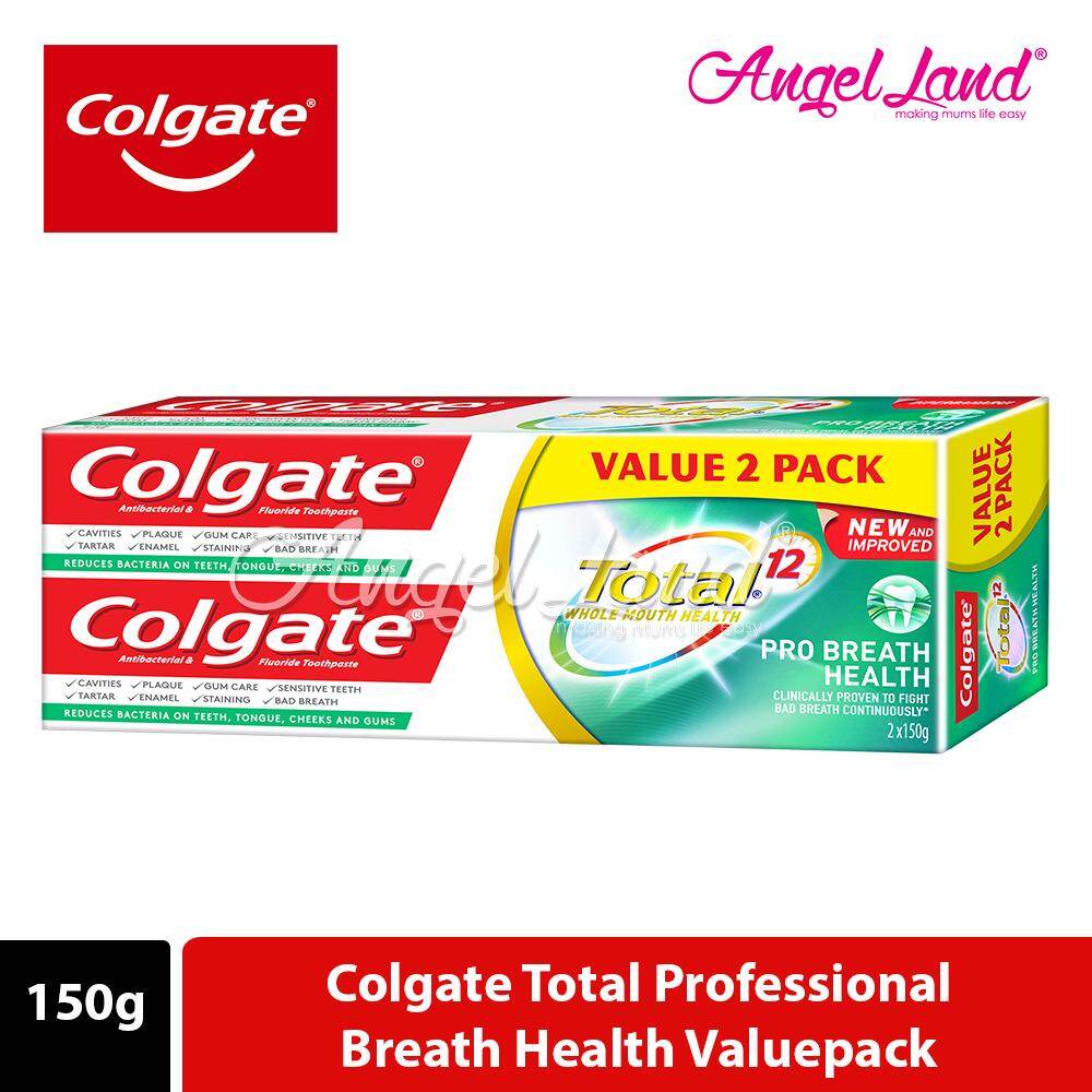 Colgate Total Professional Breath Health Toothpaste Valuepack 150g x 2 ...
