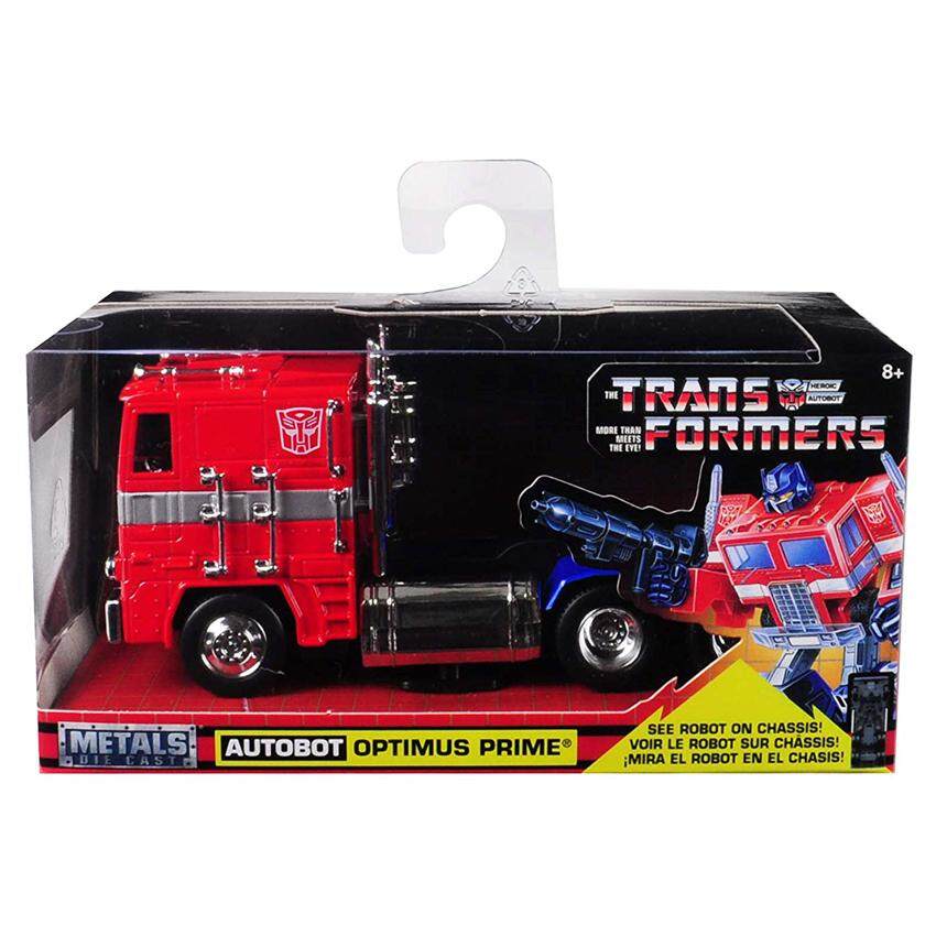 Jada 1:32 Die-Cast G1 Optimus Prime Autobot COE Semi-Truck Transformers ...