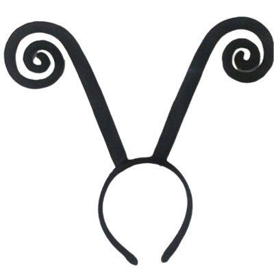 Novelty Adult Kids Long Ant Antenna Headband Insect Bug Black Velvet ...