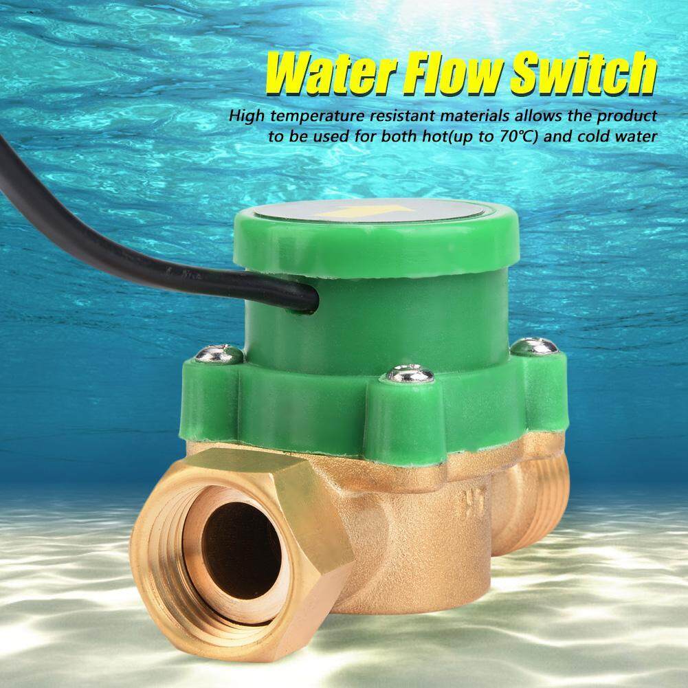 Water Flow Sensor Switch Brass High Pressure Flow Switch HT-800 G1 ...