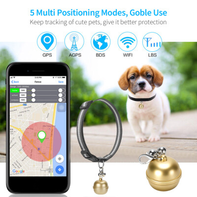Pet Smart GPS Tracker Locator Bell Mini Anti-Lost Waterproof ...