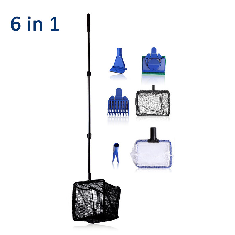 Aquarium Cleaning Tool Set Fish Tank Brush Tool Set Algae Removal Brush ...