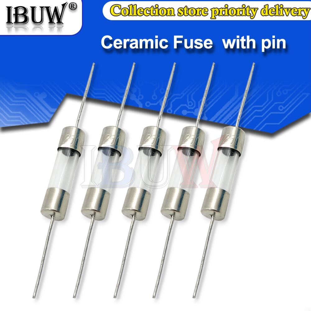 Unbranded 2" Width Shipping Shrink Wrap 2 X 6.3A Ceramic Axial Fuses ...