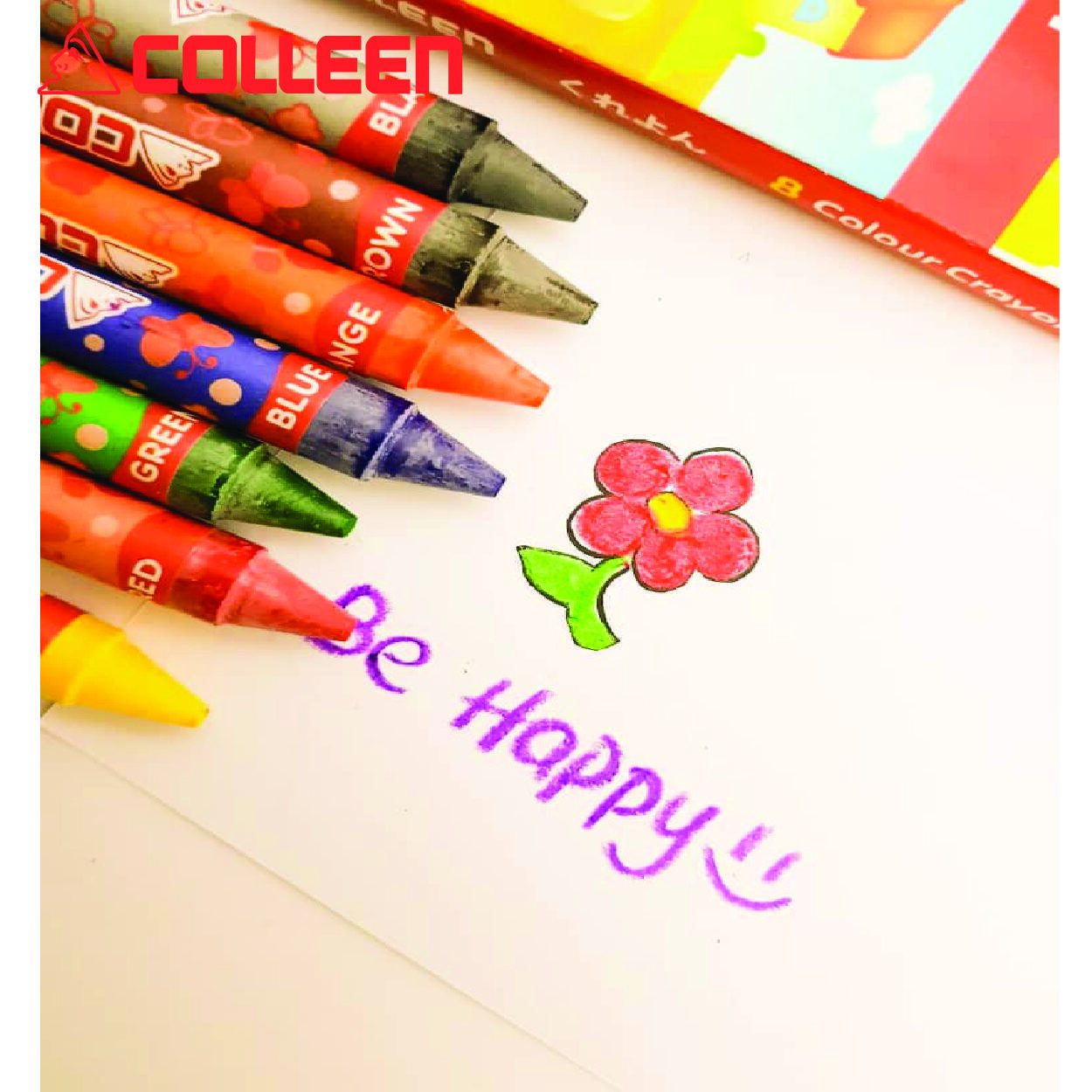 COLLEEN Regular Wax Crayon Round