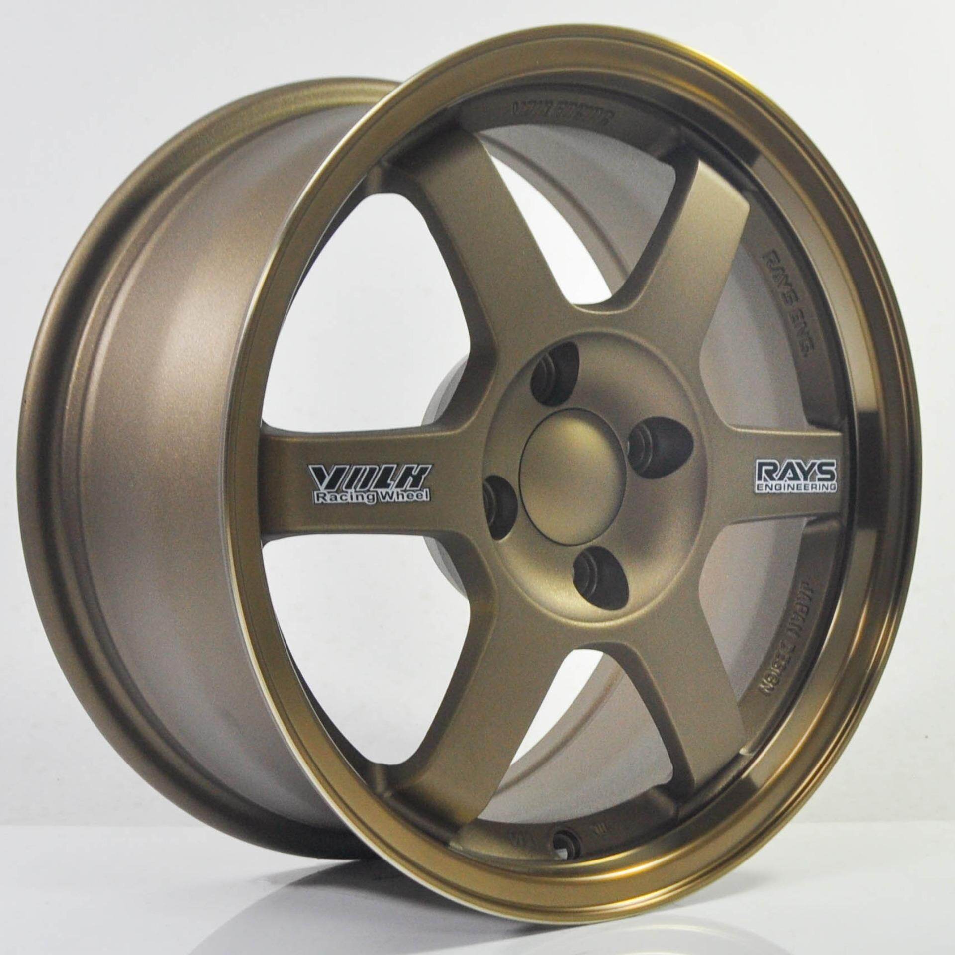 4pcs VOLK RACING TE37 4X100 4X114 3 5X114 3 BRONZE 2 TONE 4pcs VOLK RACING TE37 4X100 4X114 3 5X114 3 BRONZE 2 TONE