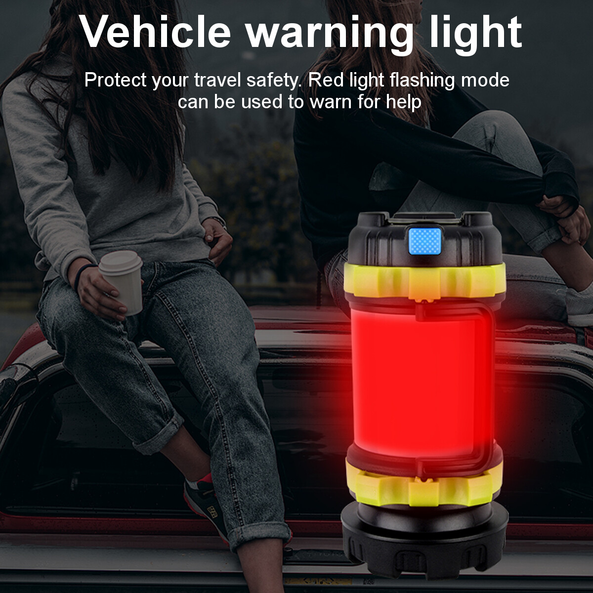 Generic Searchlight Flashlight Handheld Portable LED Spotlight For ...