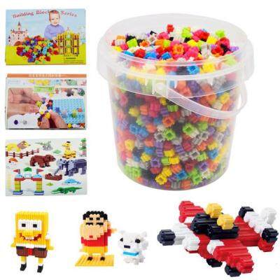 【1000 PCs Set】 Building Blocks Bricks Minifigure DIY Mini Particle ...