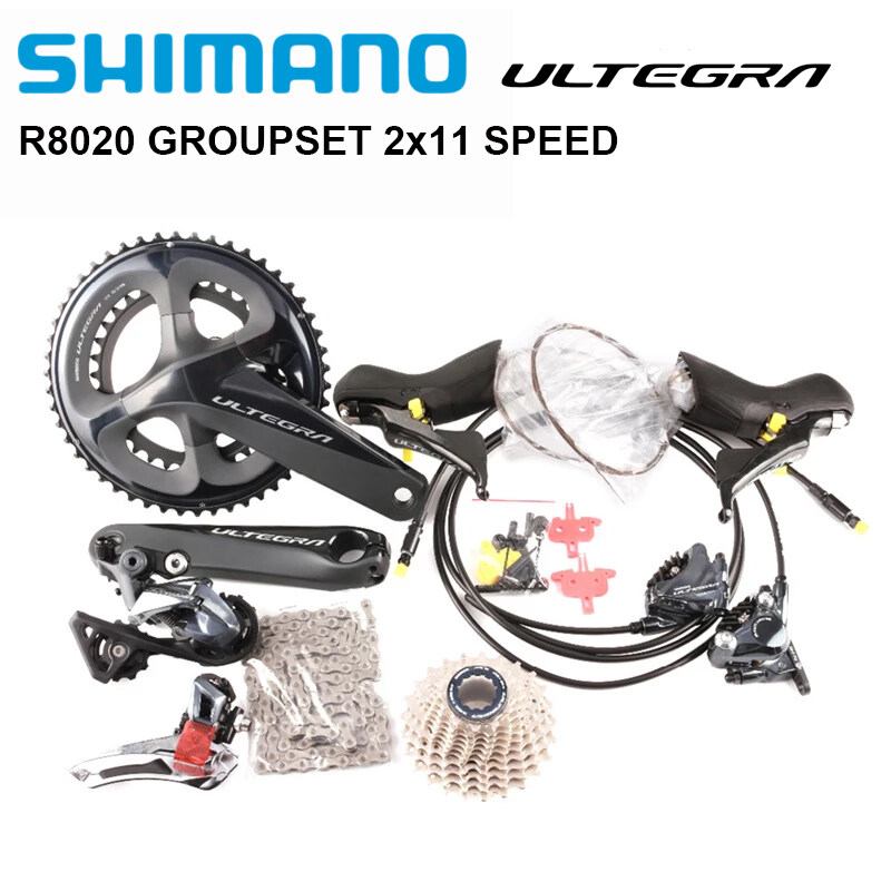 Shimano Ultegra R8020 Hydraulic Disc Brake Semi Compact Groupset ...
