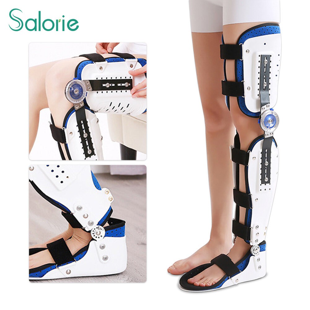 Salorie Hip Knee Ankle Foot Orthosis Braces, Knee Orthosis Support Joint Stabilizer, Adjustable ...