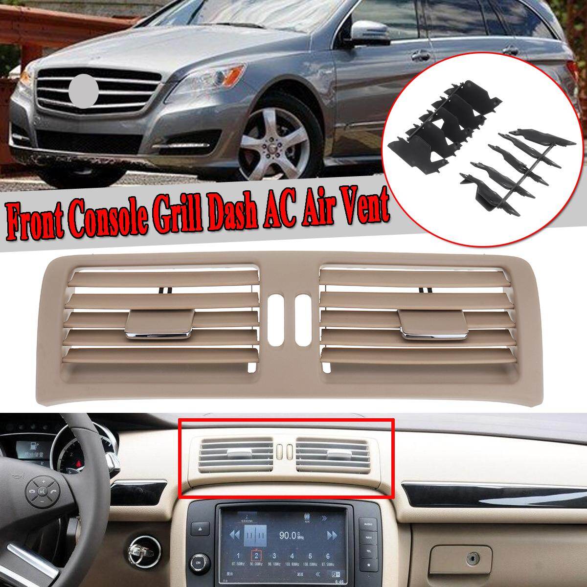 ABS frontal de la consola Grill Dash AC salida de aire para Mercedes ...