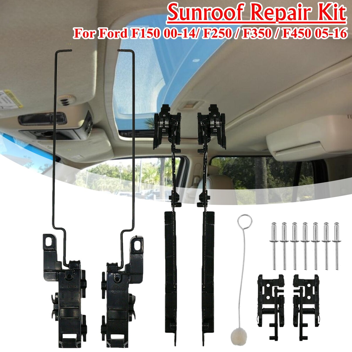 Sunroof Repair Kit For Ford F150s F250 F350 Expedition 2000-2017 Sun Roof