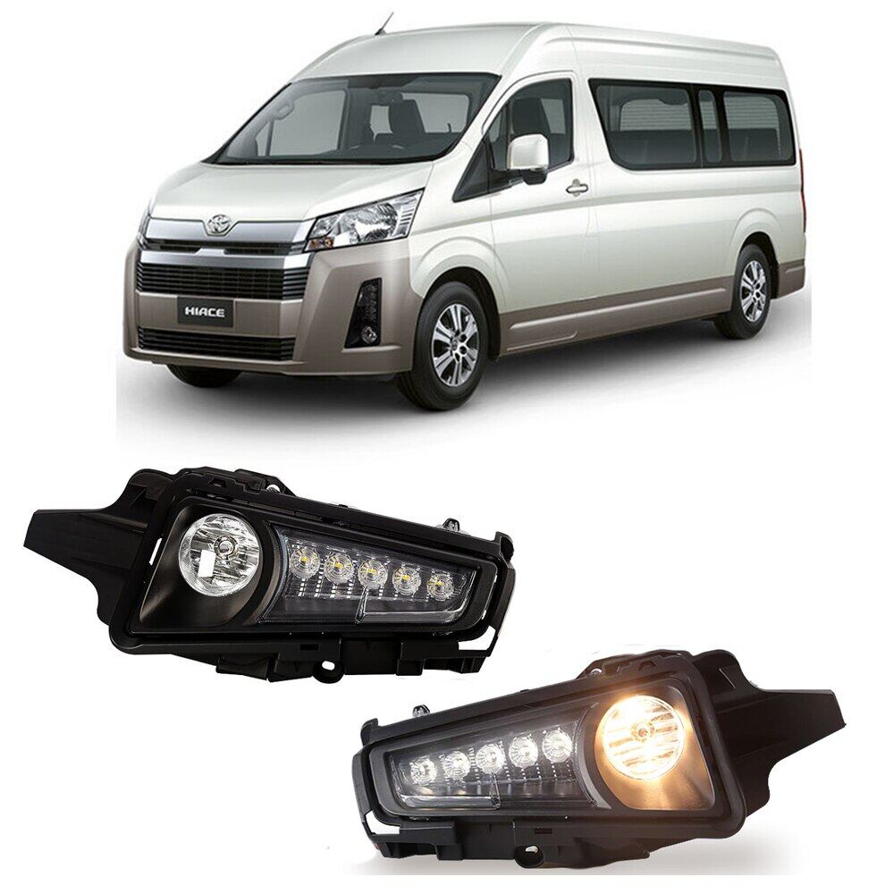 Archaic LED DRL Fog Lamp For Toyota Hiace 2019-2022,1 Pair