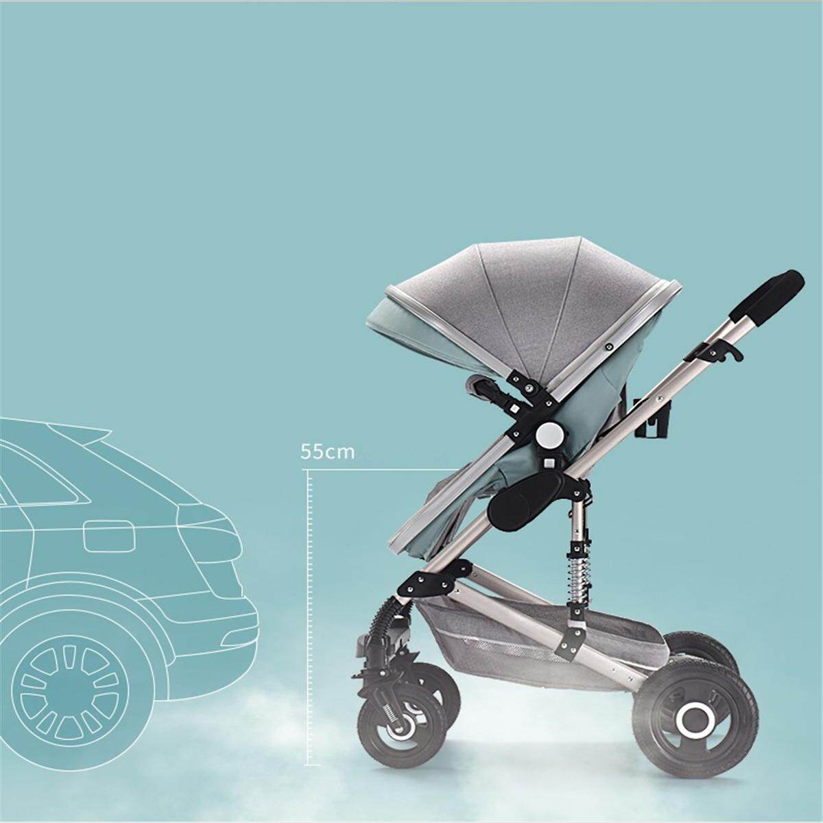 Generic 3in1Luxury Baby Stroller Foldable Newborn Infant CarSeat ...
