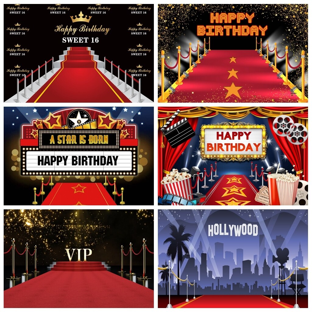 Red Carpet Theme Background