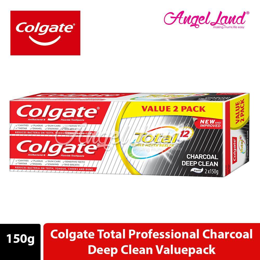 Colgate Total Professional Charcoal Deep Clean Toothpaste Valuepack ...