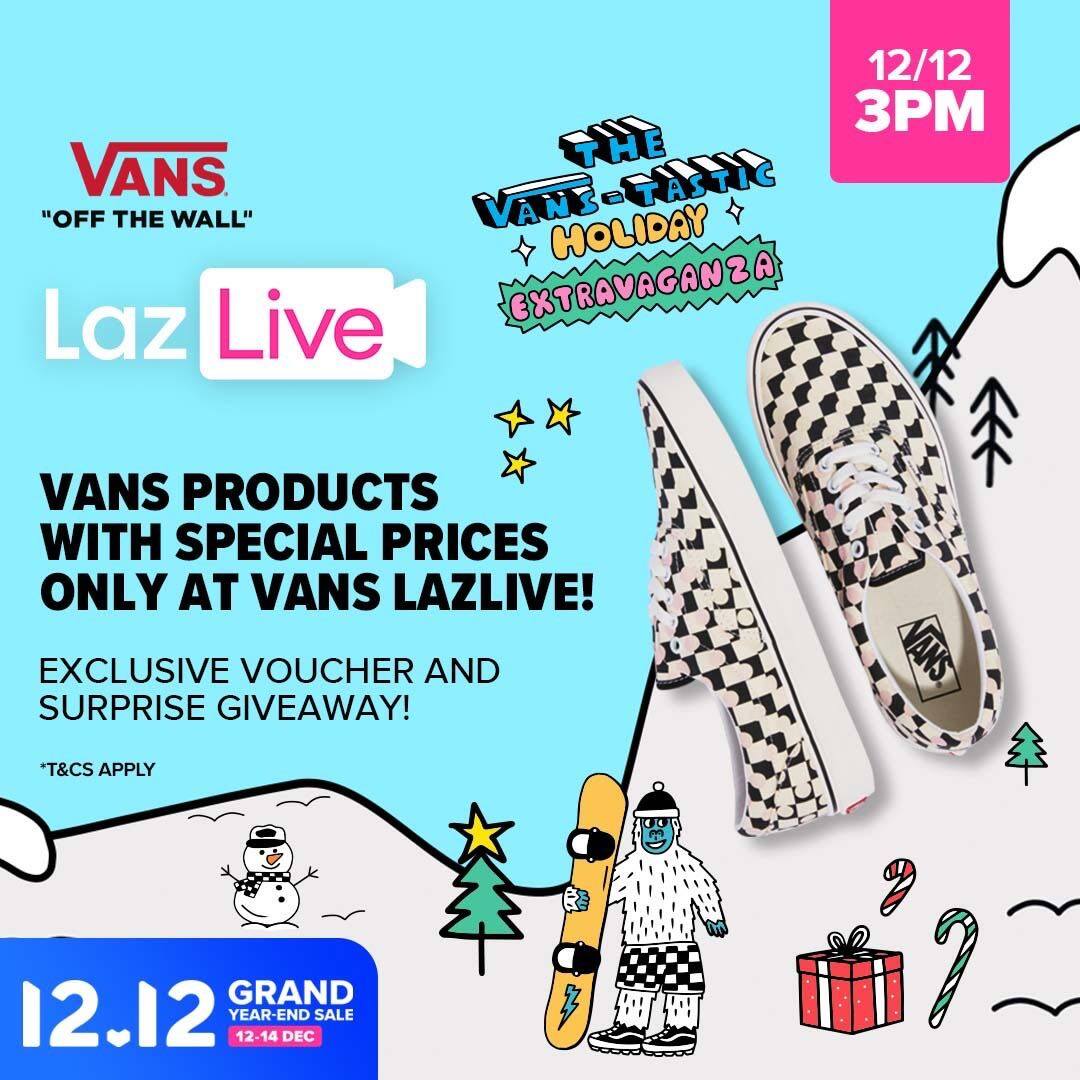Come Hang Out with Vans this 12.12! Exclusive vouchers just for ...