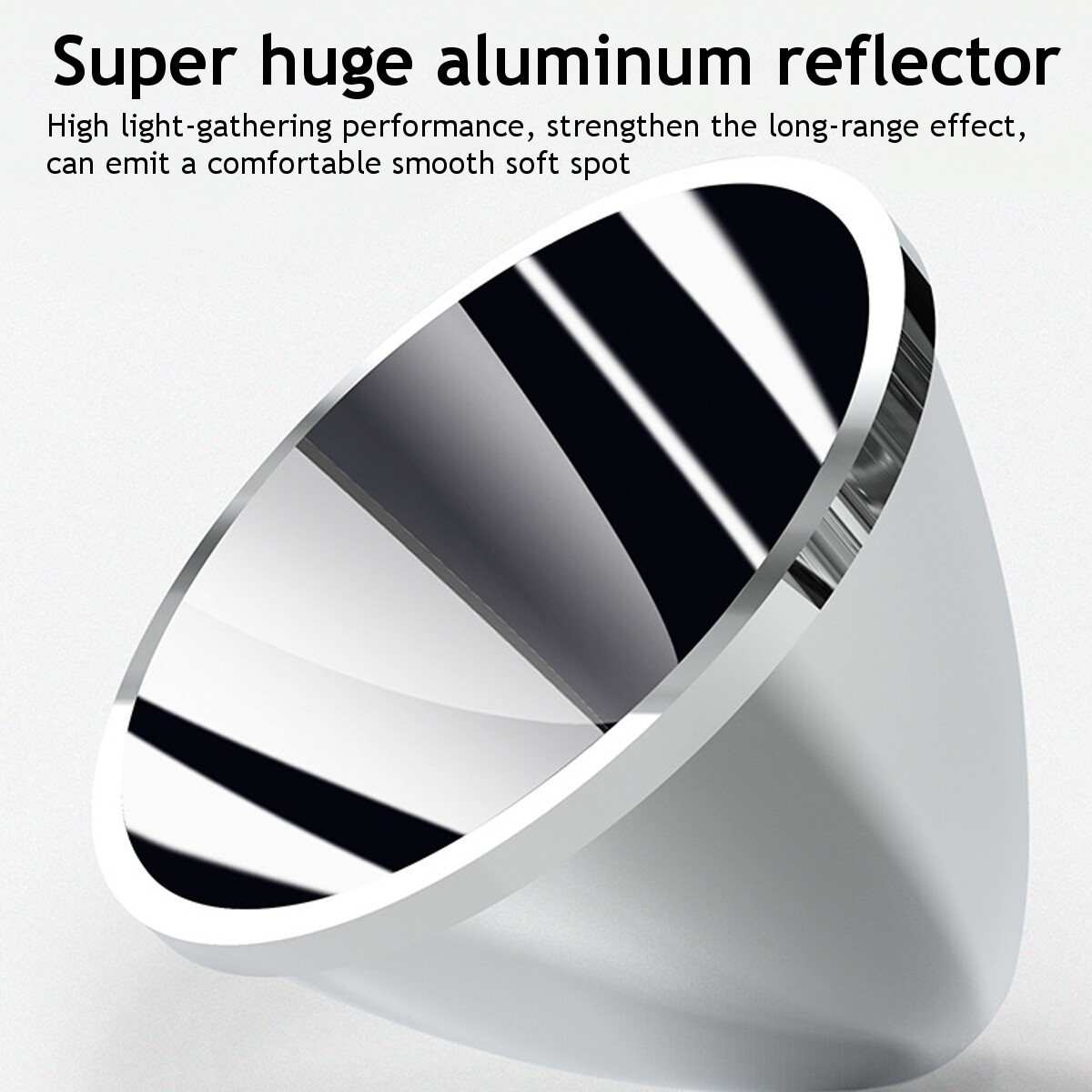 Generic Searchlight Flashlight Handheld Portable LED Spotlight For ...