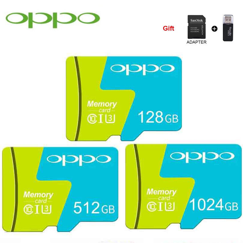 FREE+COD OPPO 128GB 256G 1TB 512GB 1024GB Memory Micro SD Card XC ...