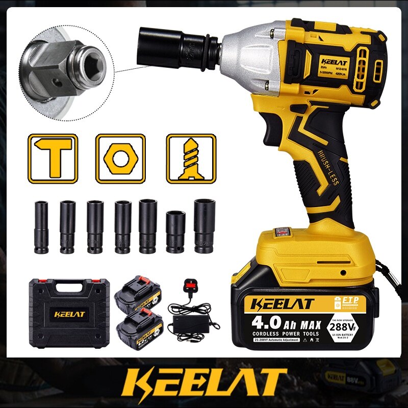 320Nm Brushless Electric Bolt Tightening Machine Cordless, 52% OFF