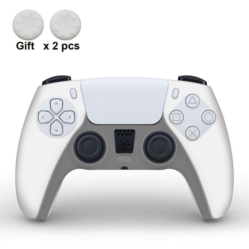 Vỏ silicone cho ps5 dualsense điều khiển cao su trường hợp skins gel có