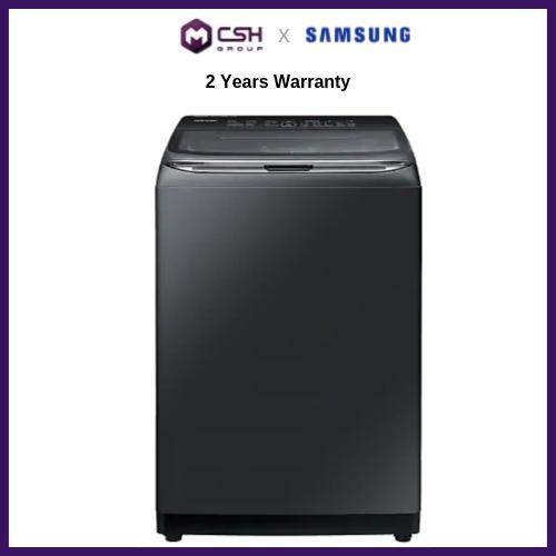 Samsung Top Load Washer with Activ Dualwash 18kg WA18M8700GV/FQ Black ...
