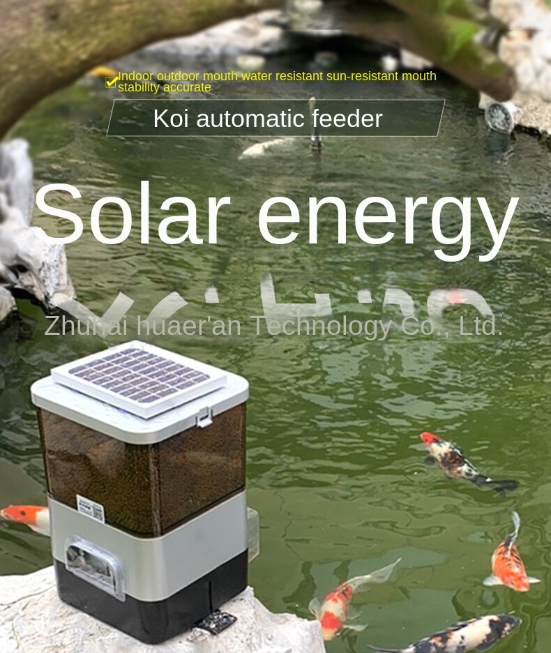 Solar Powered Fish Feeders
