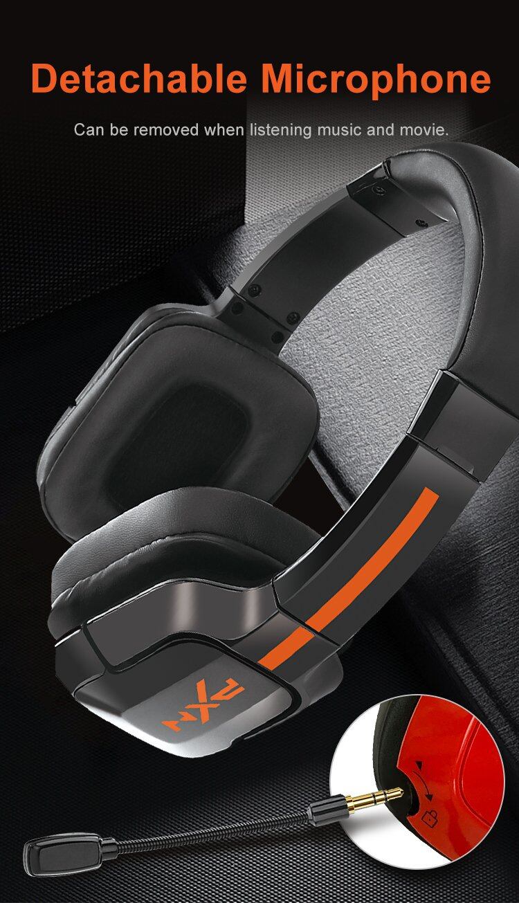 PXN U305 Wired Gaming Lightweight Design Headset with Omnidirectional ...