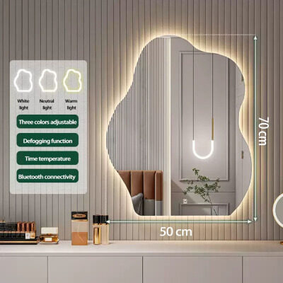 Dual Touch Intelligent LED Makeup Mirror, Three Color Demist, Wall ...