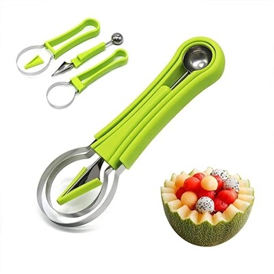 Small Melon Baller Scoop Set 4 In 1 Stainless Steel Fruit Scooper ...
