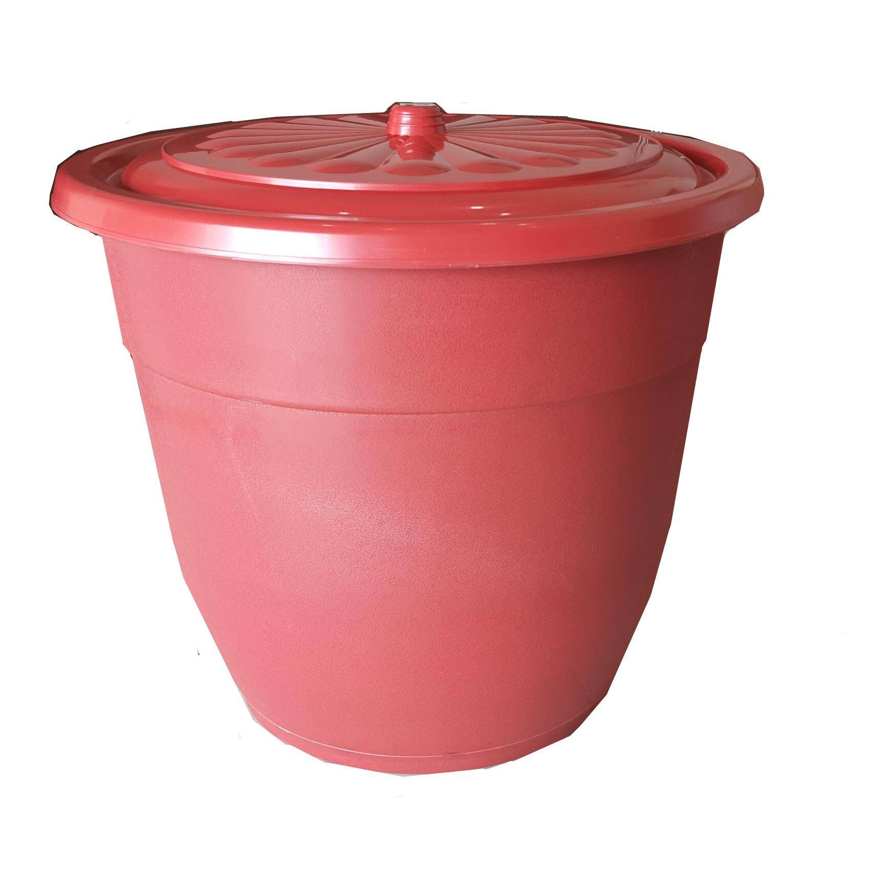 (OW) 37 Gallon or 140 Lit Multipurpose Big Pail with Cover for storing ...