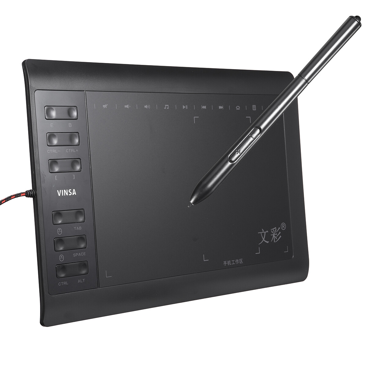 Generic 10x6''Electronic Drawing Board Digital Drawing Graphic Tablet ...